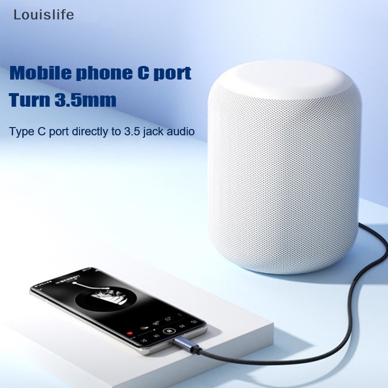 Llph Type C เป็น 3.5 มม. สาย Aux ลําโพง สายสัญญาณเสียง สําหรับรถยนต์ หู ...