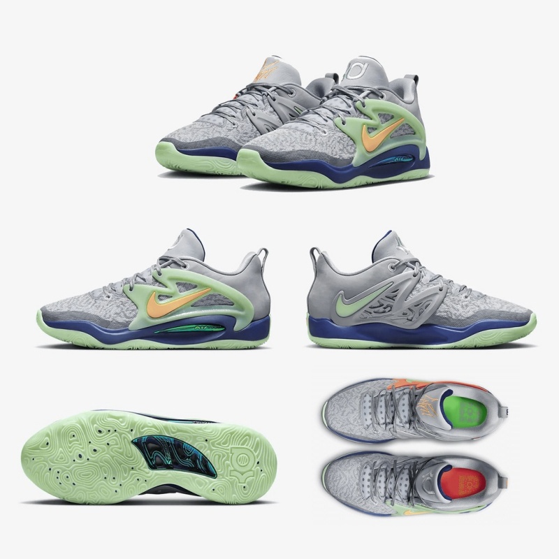 แฟชั่นกีฬา Kevin Durant KD 15 Spike ยางรองเท้าบาสเก็ตบอลรองเท้าผ้าใบ ...