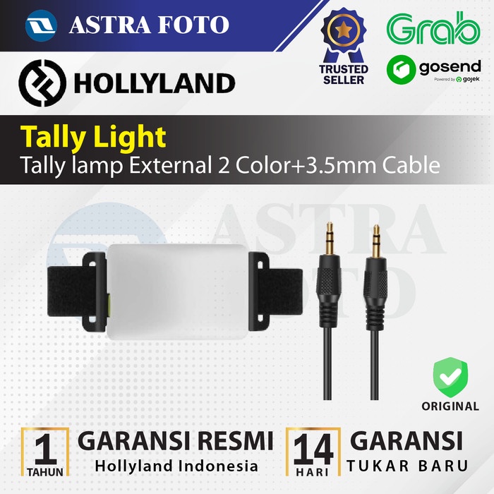Hollyland Tally โคมไฟภายนอก 2 สี + สายเคเบิล 3.5 มม. (Tally Light) | Shopee Thailand