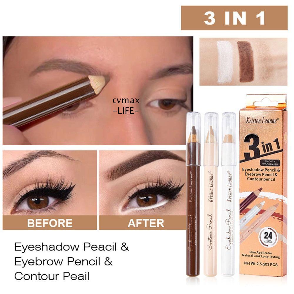 Cymx ดินสอเขียนคิ้ว อายแชโดว์ ธรรมชาติ เรียบเนียน ไม่ซีดจาง กันน้ํา ติด ...
