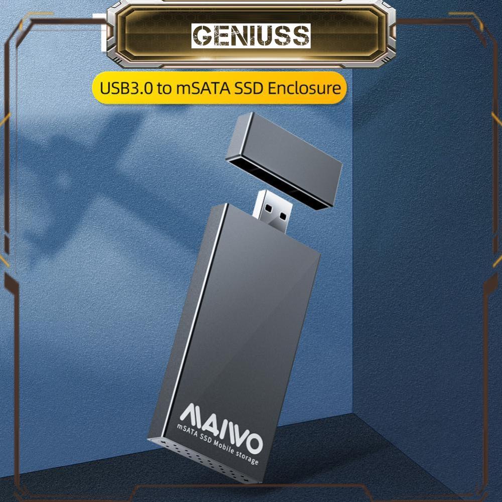 [geniuss.th] กล่องอลูมิเนียมอัลลอยด์ K1642S 5Gbps USB 3.0 เป็น mSATA SSD | Shopee Thailand