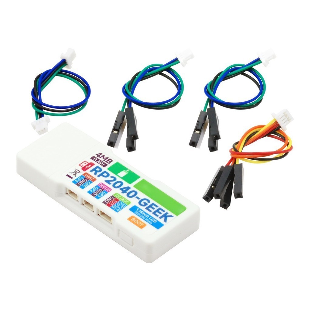 Raspberry Pi Pico RP2040 บอร์ดทดลอง USB RP2040-GEEK พร้อมหน้าจอ LCD 1. ...