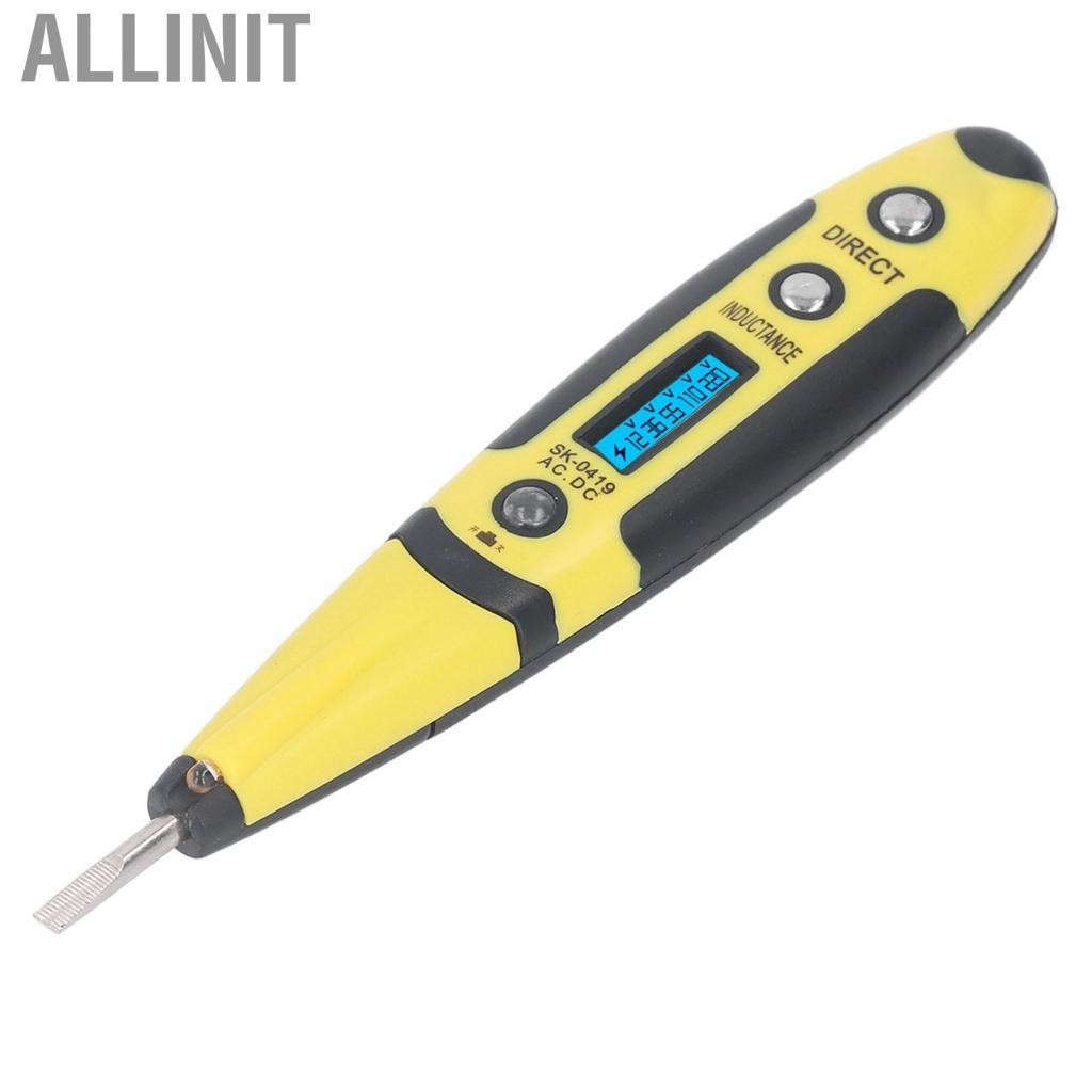 Allinit Electric Test Pen Digital 12V To 220V DC AC Voltage Circuit ...