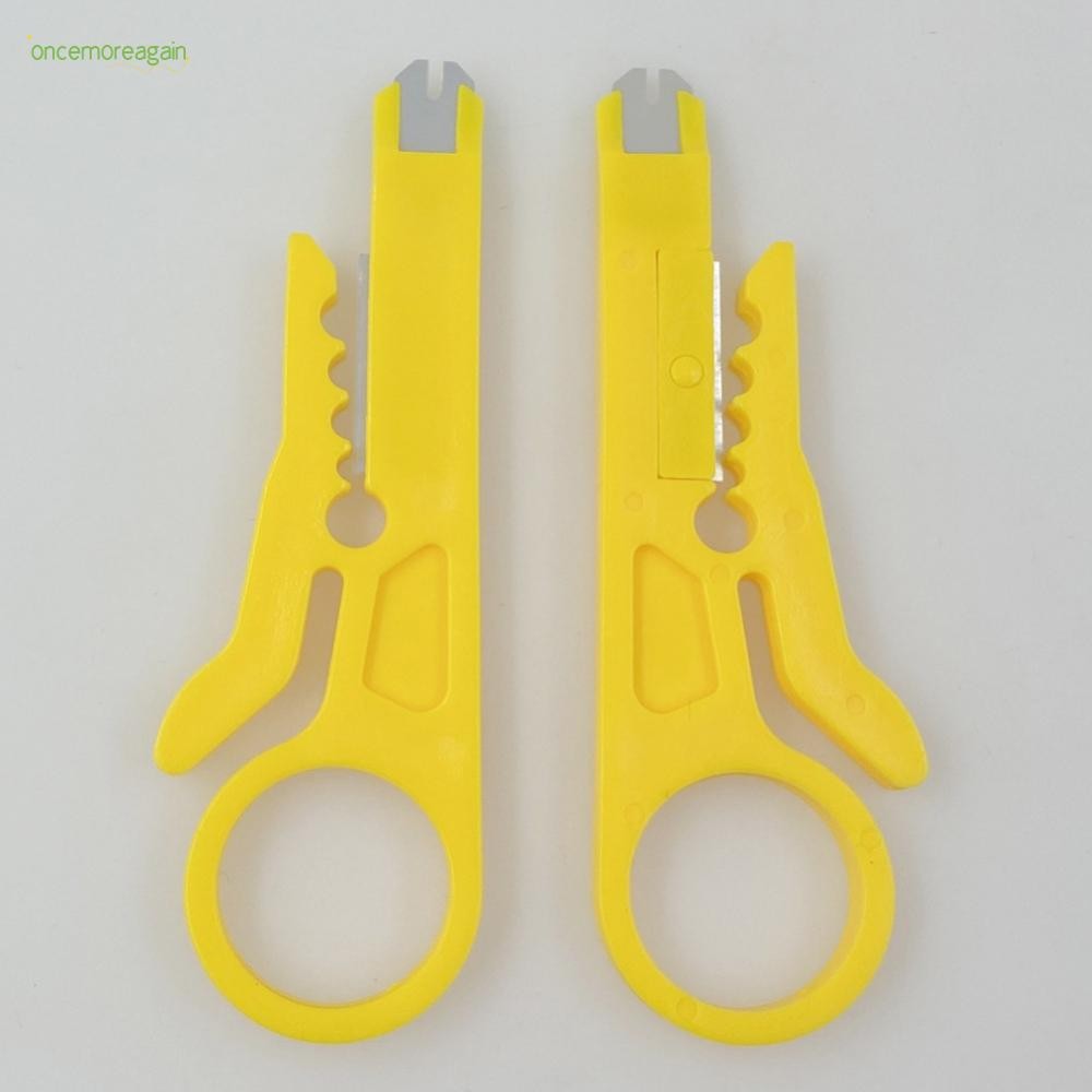 【Final Clear Out】Compact Yellow Wire Stripper Tool for For network ...