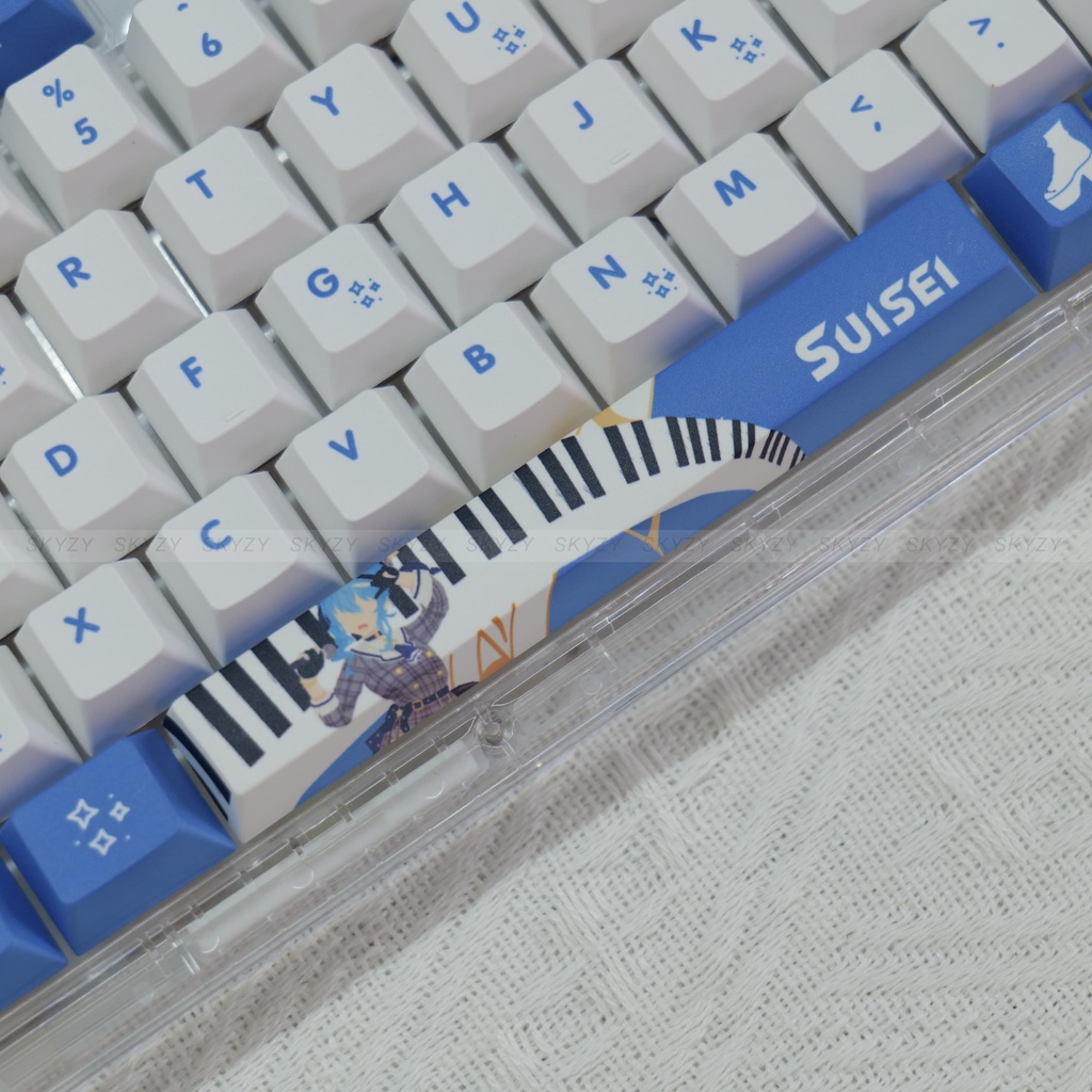 Hoshimati Suisei Keycaps Cherry Profile suisui อะนิเมะ PBT Dye Sub ...