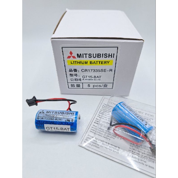 แบตเตอรี่ลิเธียม GT15-BAT Mitsubishi MITSUBISHI CR17335SE-R Q6BAT 3V ...