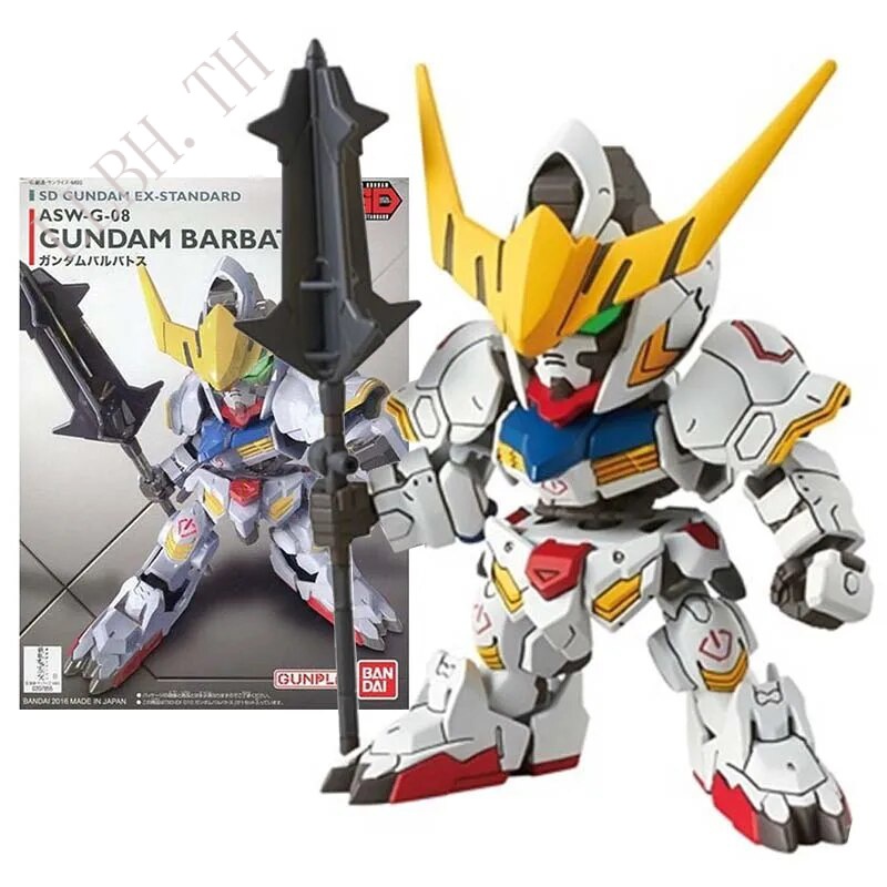 Bandai Figure Gundam Model Kit Anime Figures SD EX Barbatos Mobile Suit ...