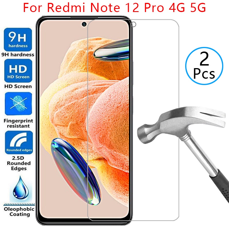 เคสโทรศัพท์มือถือกระจกนิรภัย สําหรับ xiaomi redmi note 12 pro 4g 5g note12pro note12 note 12pro ...