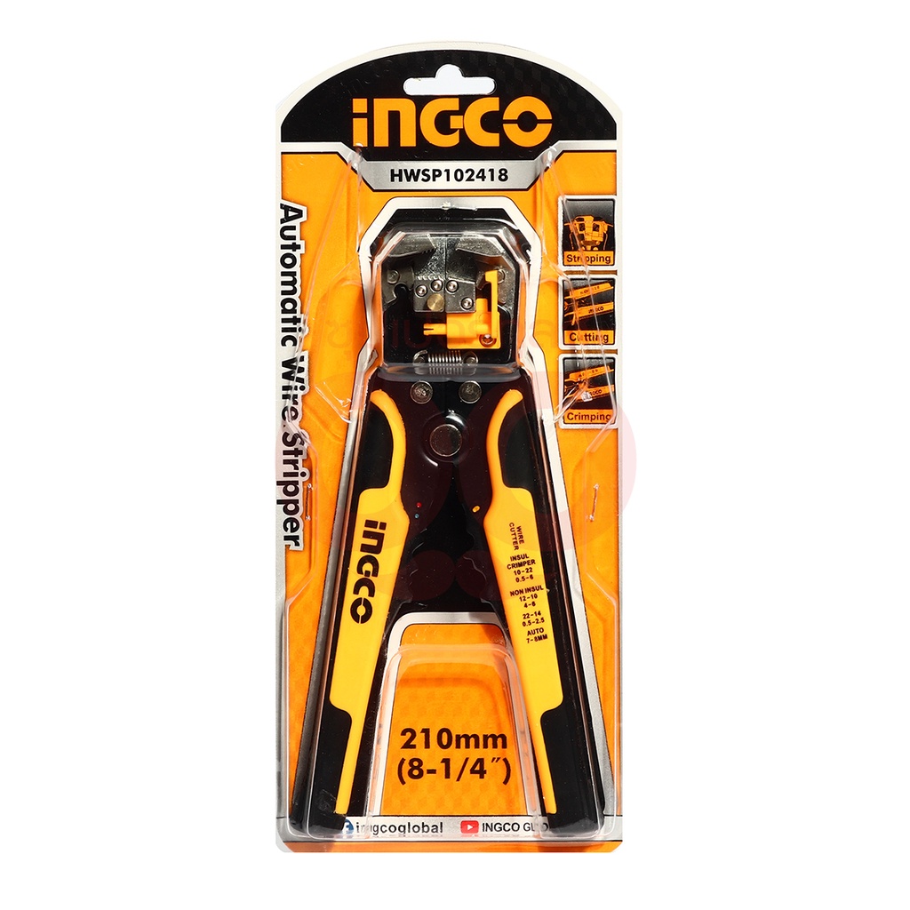 INGCO (อิงโก้) คีมปอกสายไฟอัตโนมัติ 3 in 1 อิงโก (INGCO) รุ่น ...
