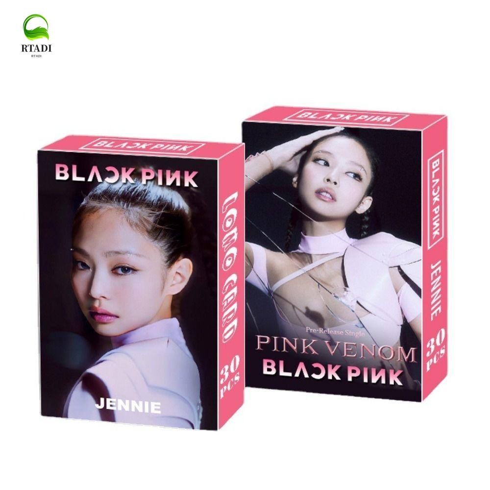 Rtadi Lomo การ์ดชุดของขวัญ LISA JENNIE ROSE BLACKPINK 30 ชิ้น/กล่อง ...