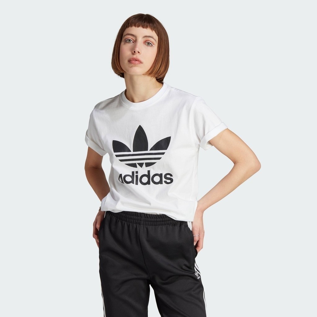 adidas Lifestyle Adicolor Classics Trefoil Tee Women White IK4036 ...