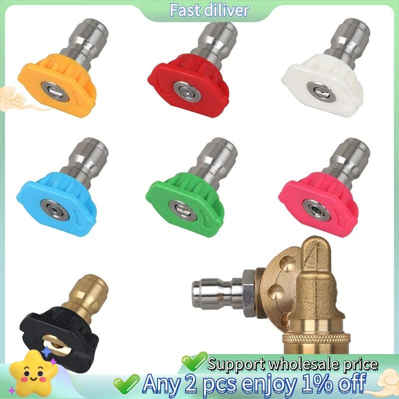 Universal Power Pressure Washer Spray Nose Tips และ Quick Connect Pivot ...