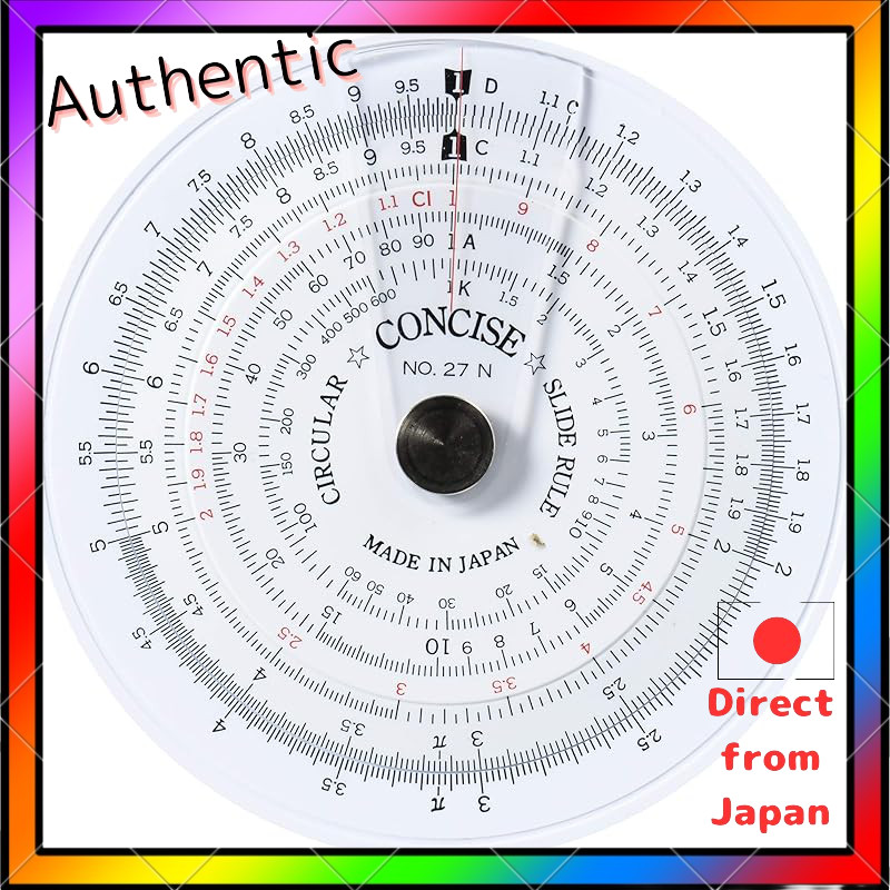 Concise Circular Ruler and Slide Rule Series | Shopee Thailand