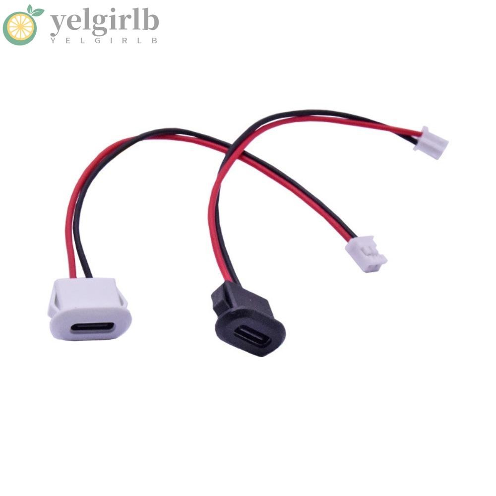 Yelgirlb USB Charger Socket, Direct Compression 2P 2Pin Female Power ...