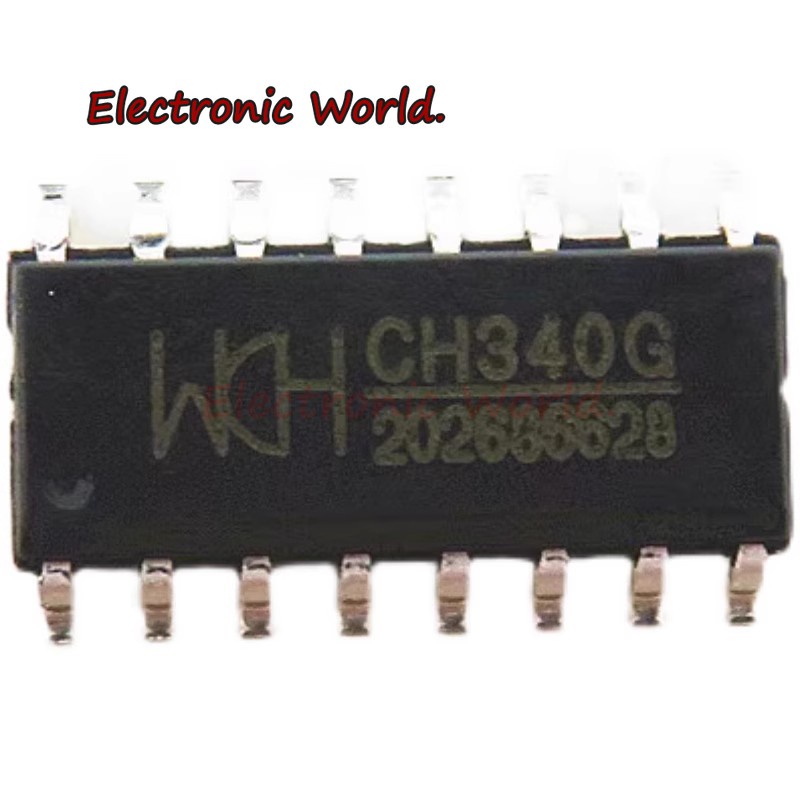 ชุดชิปเซ็ต 100% CH340G CH340 340G SOP-16 5 ชิ้น | Shopee Thailand