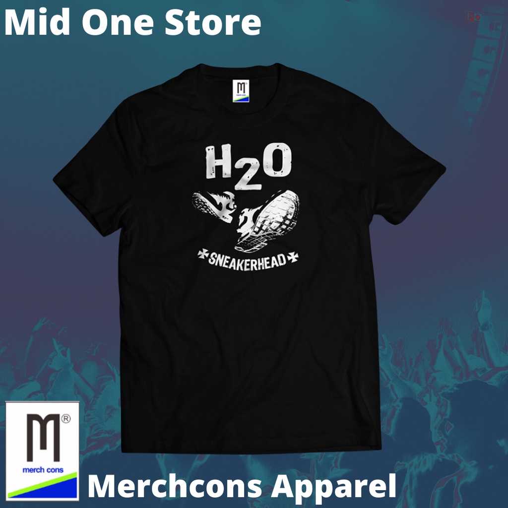 ความร้อน Mod253/kaos BAND H2O ป้ายแท็กรองเท้าผ้าใบ ไซซ์ด้านนอก KAOS MUSIK DISTRO | Shopee Thailand