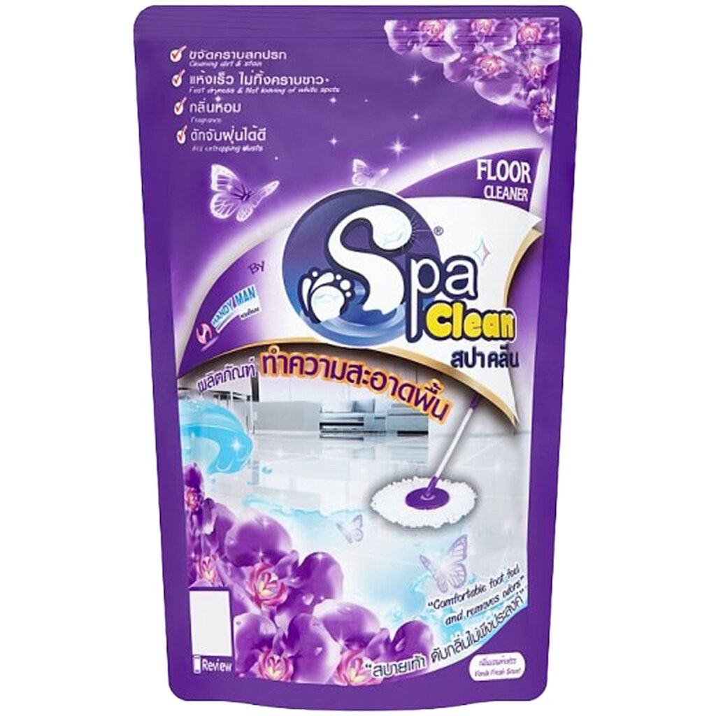 LeeMart น้ำยาถูพื้น สปาคลีน SpaClean 400ML ทำความสะอาดพื้น สูตร สีม่วง ขนาด 400 มล. | Shopee ...