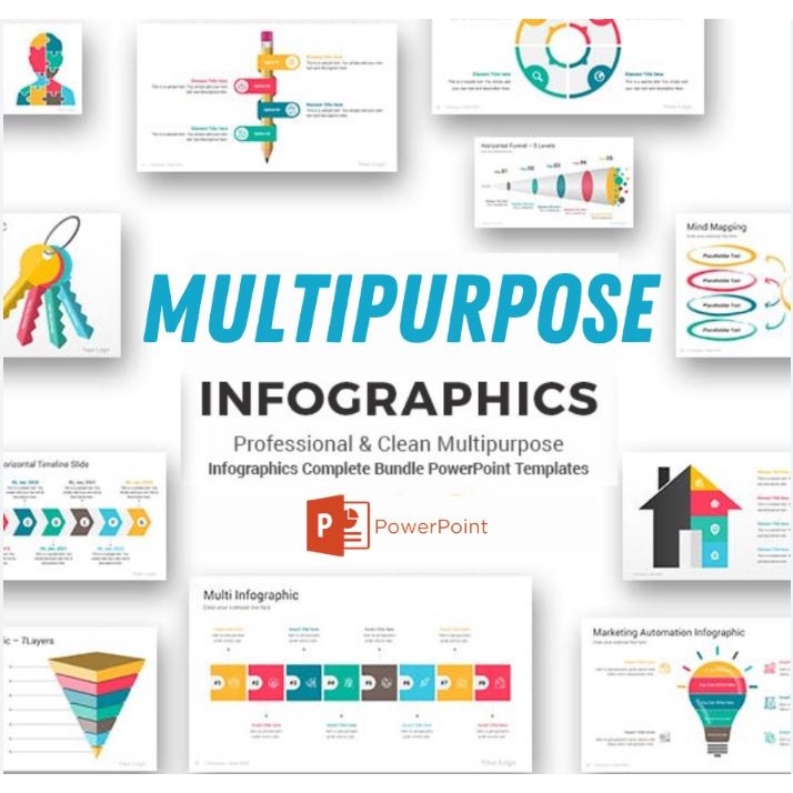 Infographics Multipurpose Bundle PowerPoint Presentation Templates Free ...