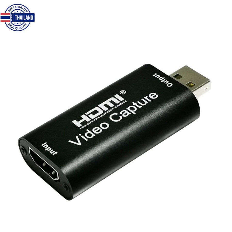 ส่งจากไทย HDMI Video Capture 1080P USB 2.0 Hdmi Capture Card 1 Channel ...