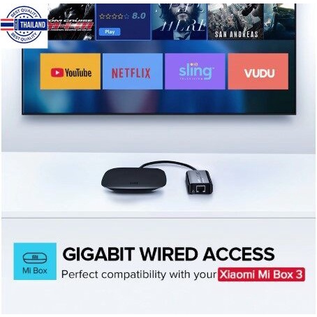 Ugreen USB Ethernet USB 3.0,2.0 to RJ45 HUB for Xiaomi Mi Box 3/S Set ...