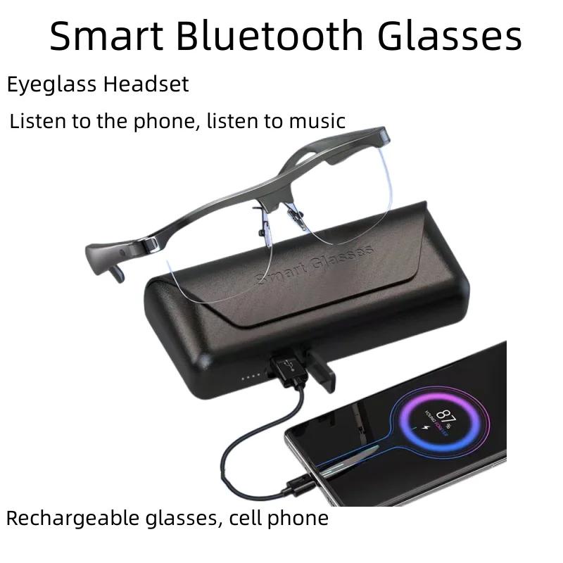 แว่นตาอัจฉริยะ แว่นกันแดดไร้สาย Bluetooth 5.2 หูฟังกีฬากลางแจ้ง เชื่อม ...