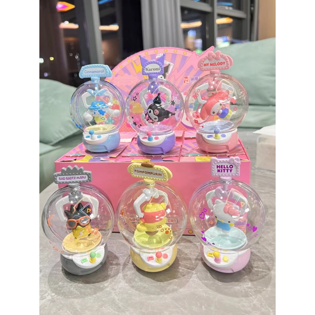 ฟิกเกอร์ Popmart Sanrio Claw Machine Series Kuromi Mystery Box Cinnamon ...