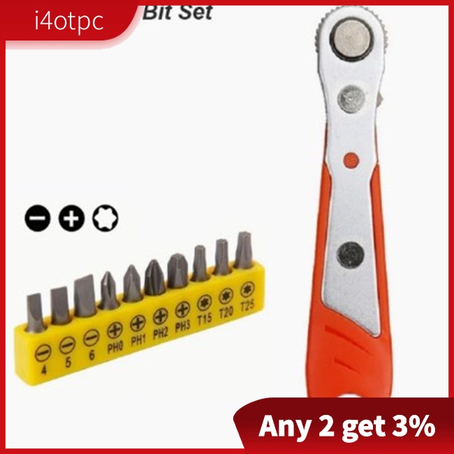 I4otpc แบบพกพา ประแจวงล้อ ขนาดเล็ก ไขควง 1/4 หกเหลี่ยม ปรับได้ แม่เหล็ก ดูดซับ ซ็อกเก็ต ที่จับ ...