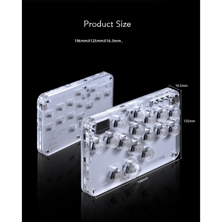 ปุ่มกด! Hitbox Street Fighter 6 Fighting คีย์บอร์ดเกมมิ่ง PS5 PC xbox switch PS4 G Series ...