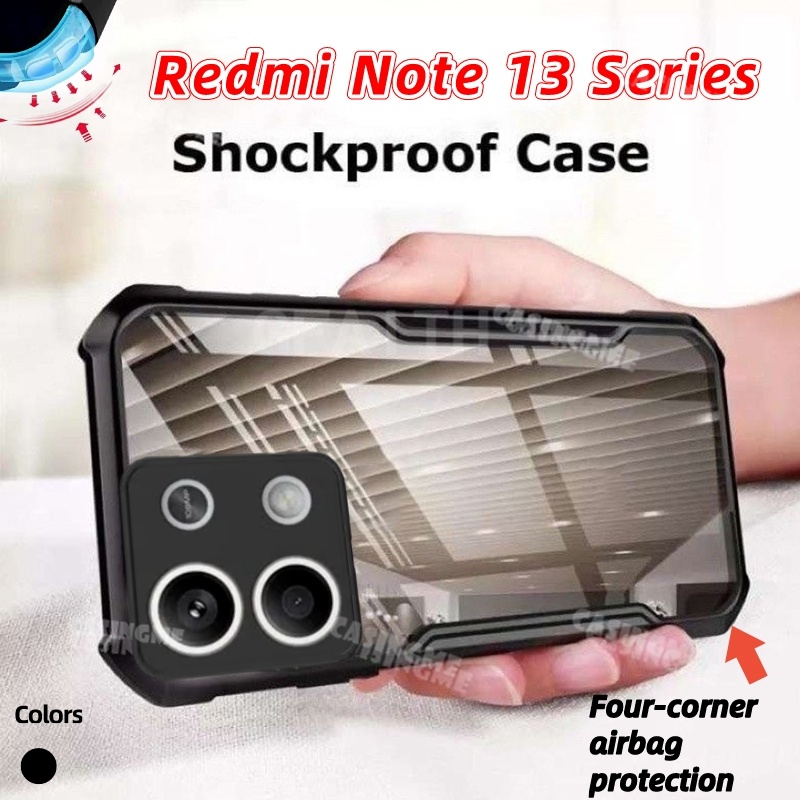 เคสโทรศัพท์มือถือ ซิลิโคนนุ่ม TPU ใส กันกระแทก สําหรับ Redmi Note 13 Note13Pro 5G Note 13 Note13 ...