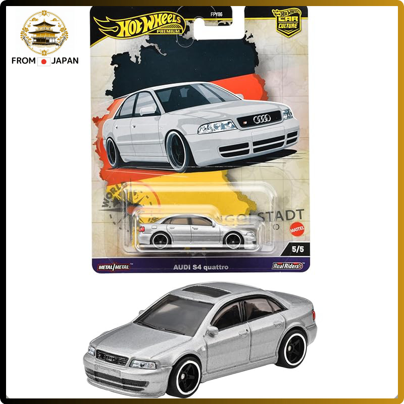 Hot Wheels Car Culture World Tour Audi S4 Quattro Toy Vehicle - Silver ...