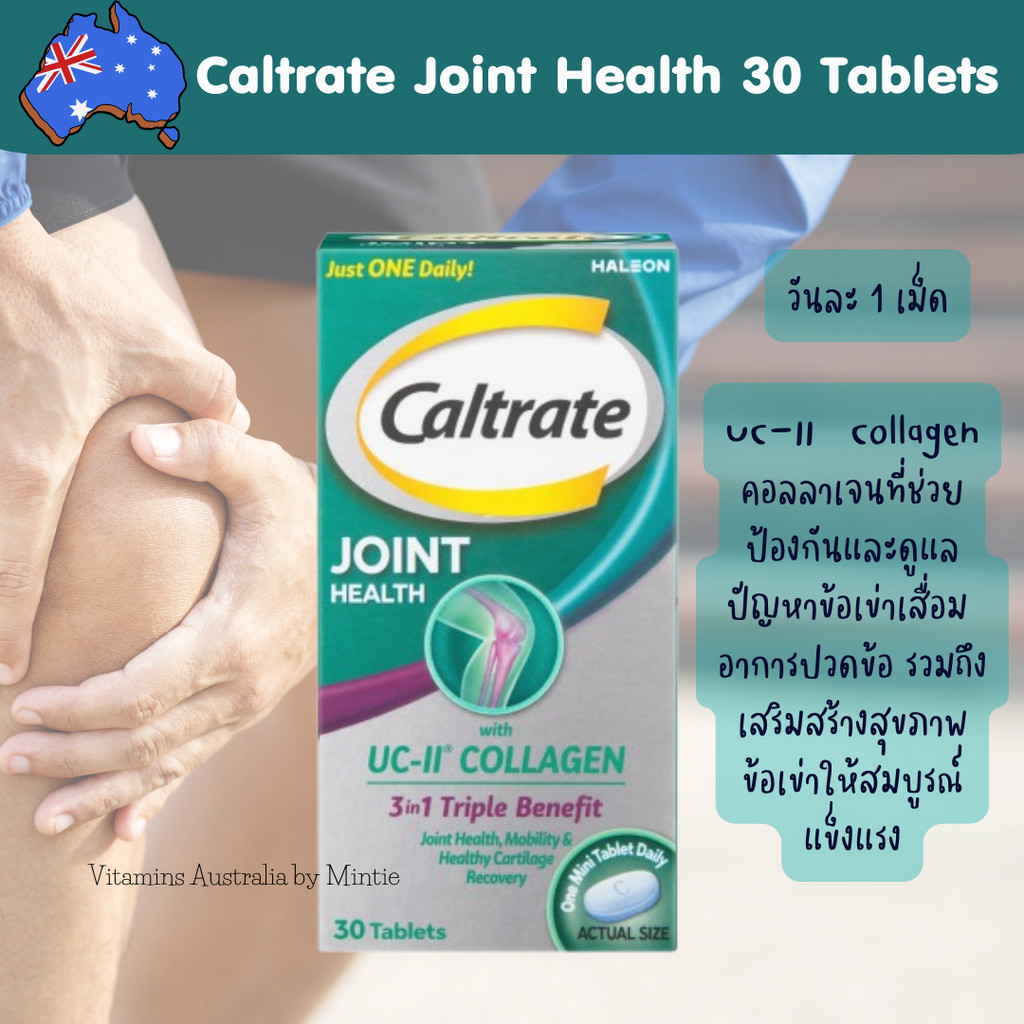 Caltrate Joint Health 30 Tablets กระดูกข้อเข่า | Shopee Thailand