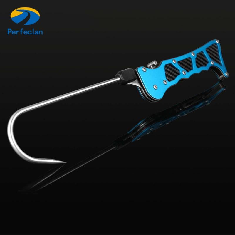 Perfeclan ตกปลา Gaffit Gripper แบบพับได้พร้อมตะขอหอกที่วางกันลื่นเบ็ดตก ...