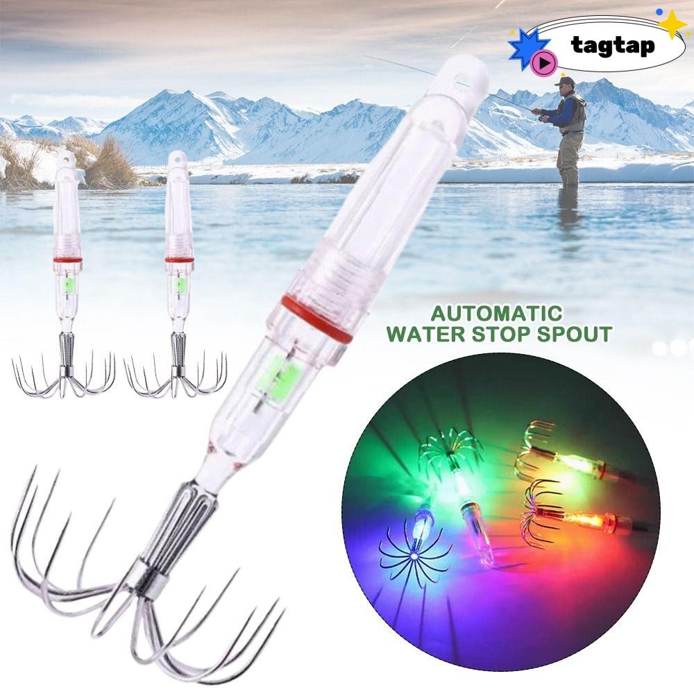 Tagtap แสงแฟลชตกปลา ช้อนเบสสีสันสดใส ไฟล่อ LED พร้อมตะขอ ตะขอปลาหมึกตกปลาใต้น้ําแบบเพชร | Shopee ...