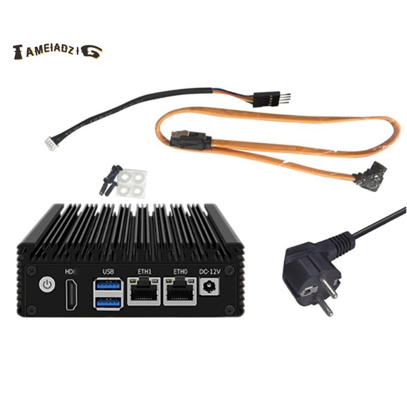 N3050 Mini PC X86-P1 Soft Routing 6W Dual Gigabit Mini Host Low Power ...