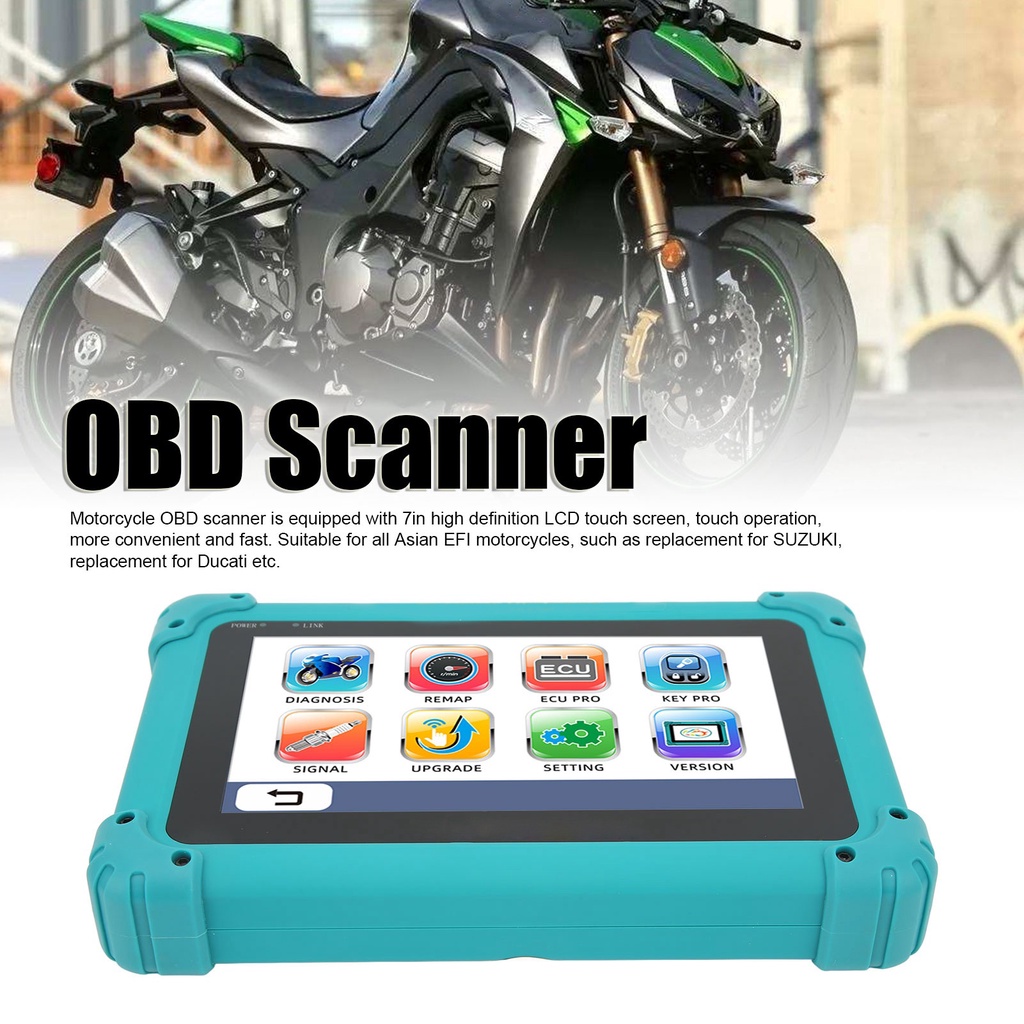 OObike MST 3000PRO Motorcycle OBD Scanner Fault Code Reader Diagnostic ...