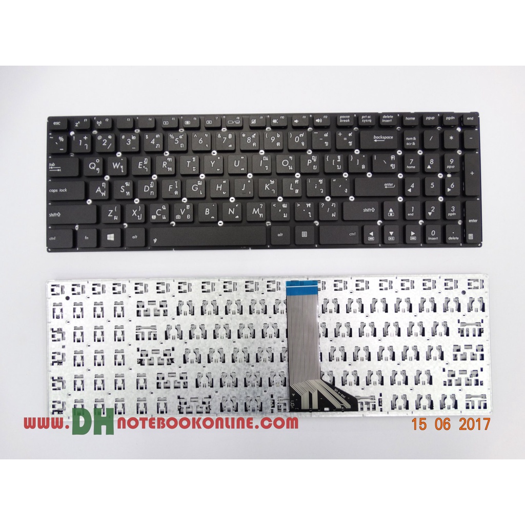 แป้นพิมพ์ คีย์บอร์ดโน๊ตบุ๊ค Asus F550 Laptop Keyboard | Shopee Thailand