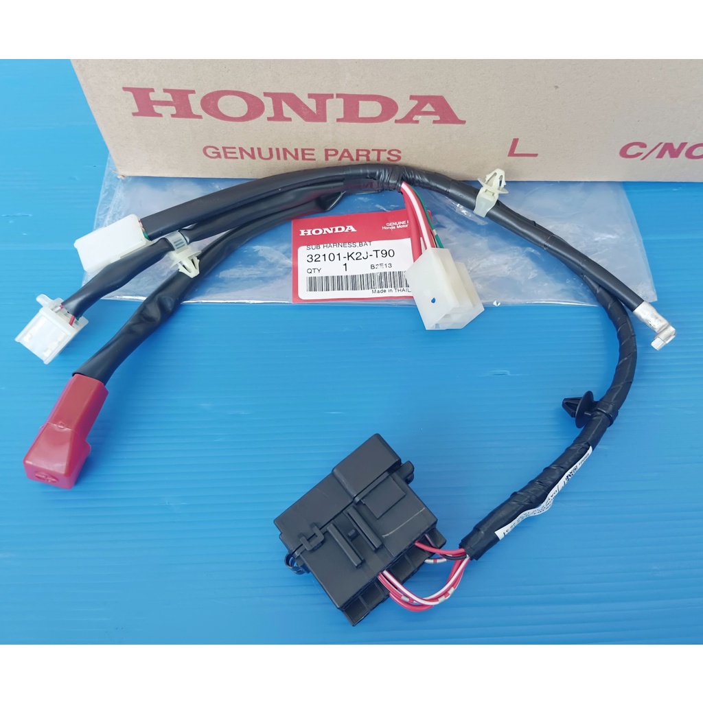 32101-K2J-T90ชุดสายไฟขั้วแบตเตอรี่แท้HONDA Wave110iปี2021-2024 รุ่น ...
