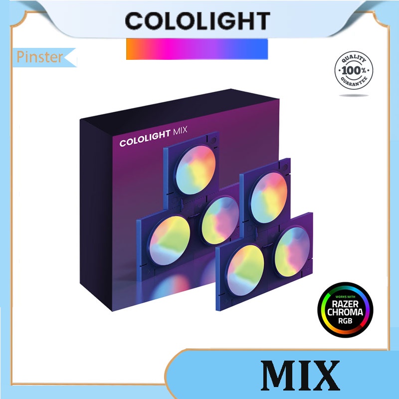 Cololight MIX ไฟ RGB แผงควบคุมอัจฉริยะ ทรงเรขาคณิต สร้างสรรค์ (3 ชิ้น) | Shopee Thailand