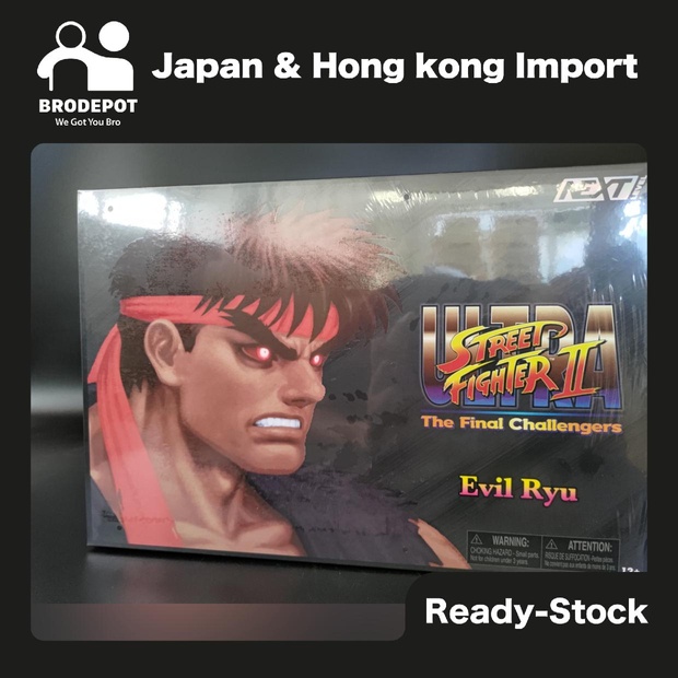 [Ready stock] JADA TOYS - 6"Street Fighter Evil Ryu Deluxe (Next Level) SDCC Exclusive 2023 ...