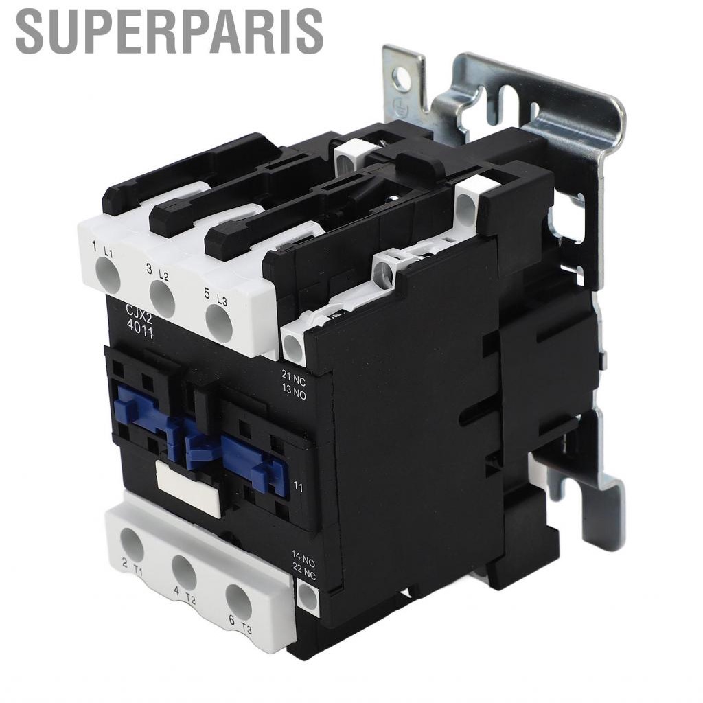 Superparis AC Contactor 3 Pole Circuit Control Electric 380V Coil 40A ...