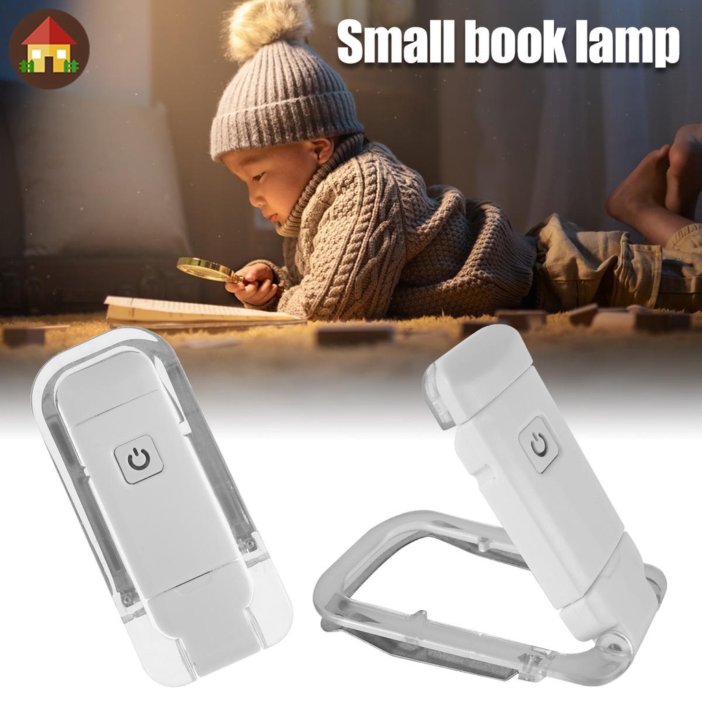 โคมไฟอ่านหนังสือ LED 200mAh หรี่แสงได้ 2 ระดับ ชาร์จ USB สําหรับอ่าน ...