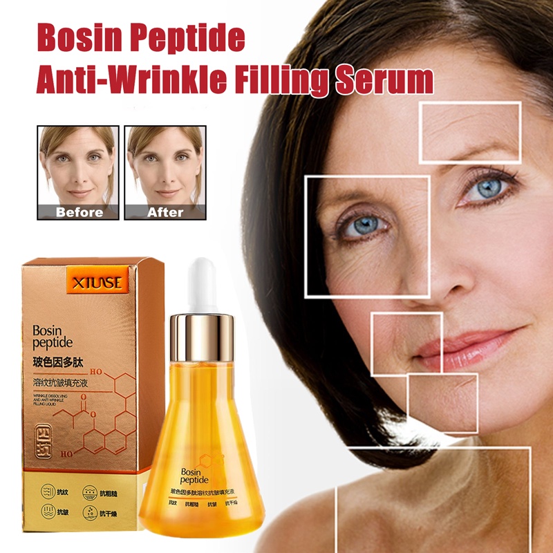 Xiuse Bosin Peptide เซรั่มบํารุงผิวหน้า ต่อต้านริ้วรอย ขนาด 50 มล. | Shopee Thailand