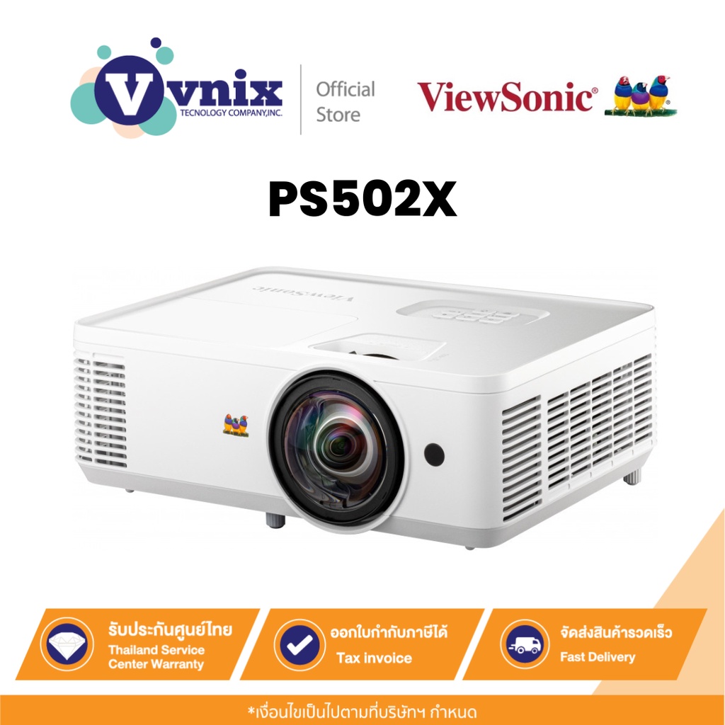 VIEWSONIC PS502X 4,000 ANSI Lumens XGA Short Throw Business & Education ...
