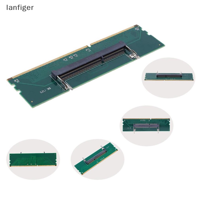 Lanf อะแดปเตอร์การ์ดหน่วยความจํา DDR3 DDR4 DDR5 SO-DIMM เป็น PC DIMM Card DDR3 DDR4 DDR5 EN ...