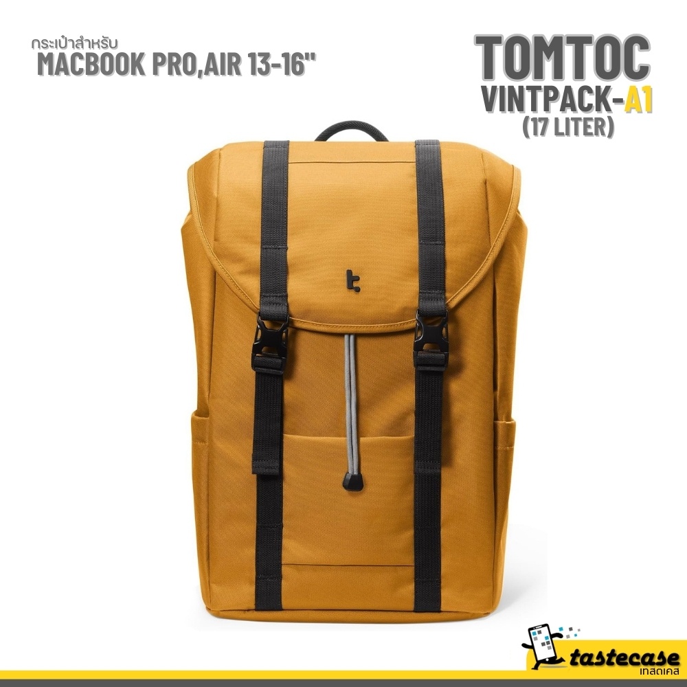 Tomtoc VintPack TA1 17L Laptop Backpack กระเป๋าสำหรับ Macbook Pro 13-16 ...