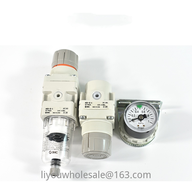 Smc วาล์วควบคุมความดันอากาศ AW20-02BG-A AR AW10 20 30 40-M5 02 03-A-B ...