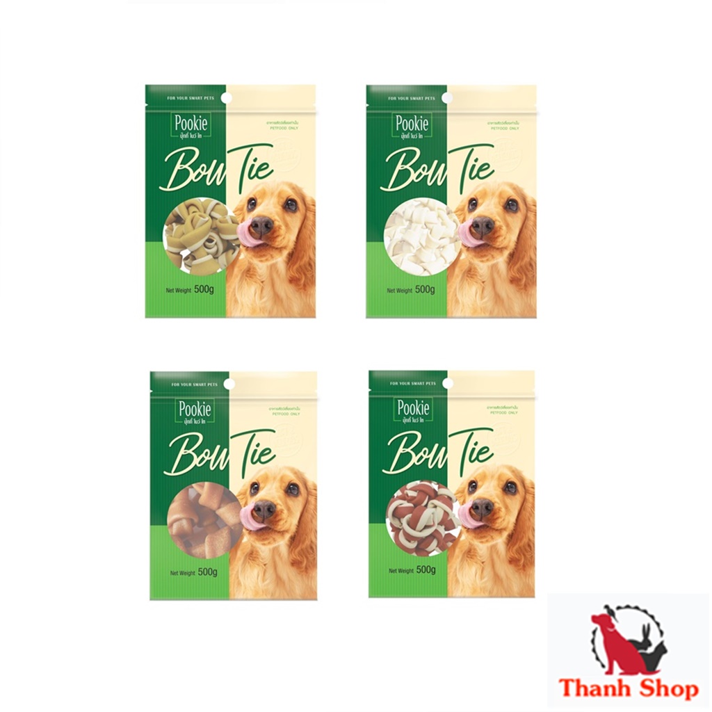 Pookie Bow Tie ขนมขัดฟันสำหรับสุนัข เคี้ยวเพลิน อร่อย 500 g. | Shopee ...