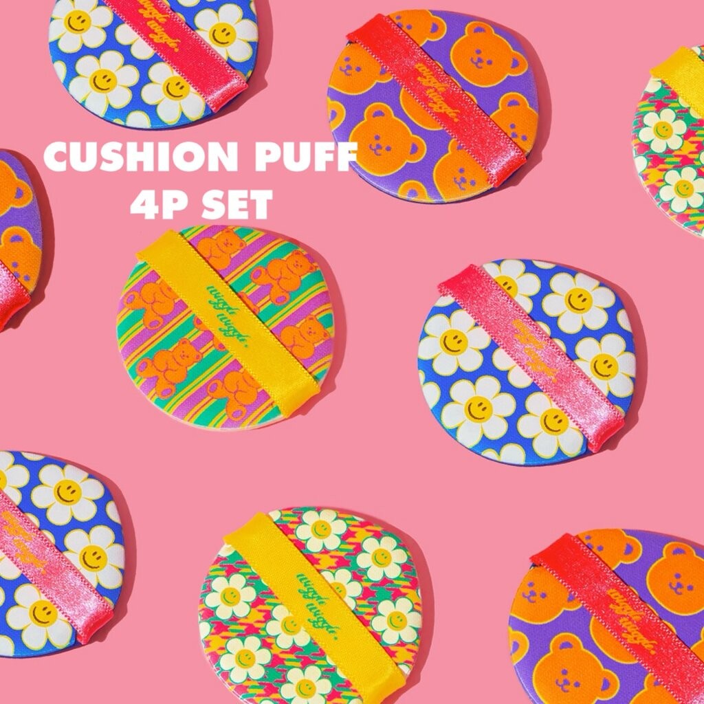 Wiggle Cushion Puff 4P/Set / (4ชิ้น) ชุดพัฟแต่งหน้า พัฟคูชั่น | Shopee ...