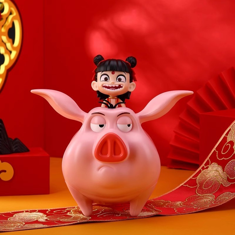 【Genuine】NAZHA Nezha Flying Pig Figure: ผู้ได้รับอนุญาตอย่างเป็นทางการ ...