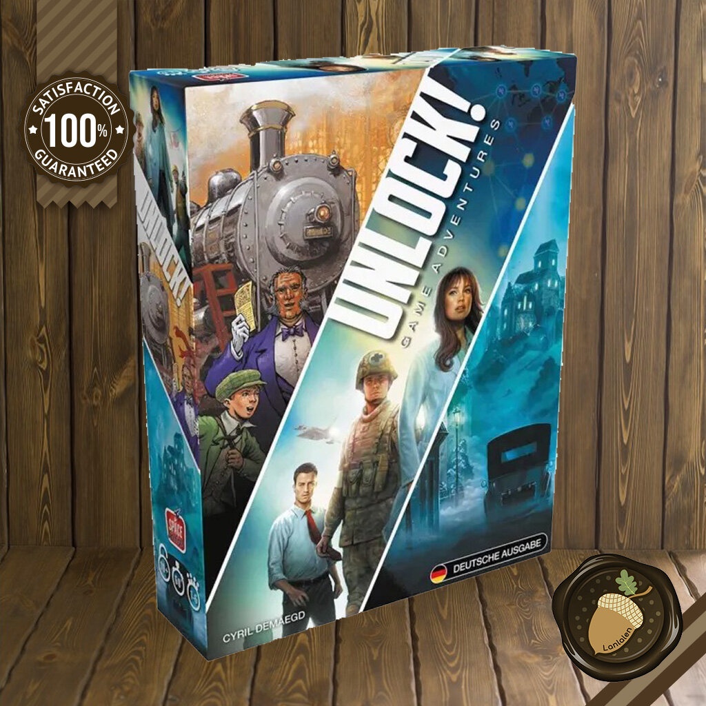 Unlock: Game Adventure บอร์ดเกมแท้ คู่มือภาษาอังกฤษ | Shopee Thailand